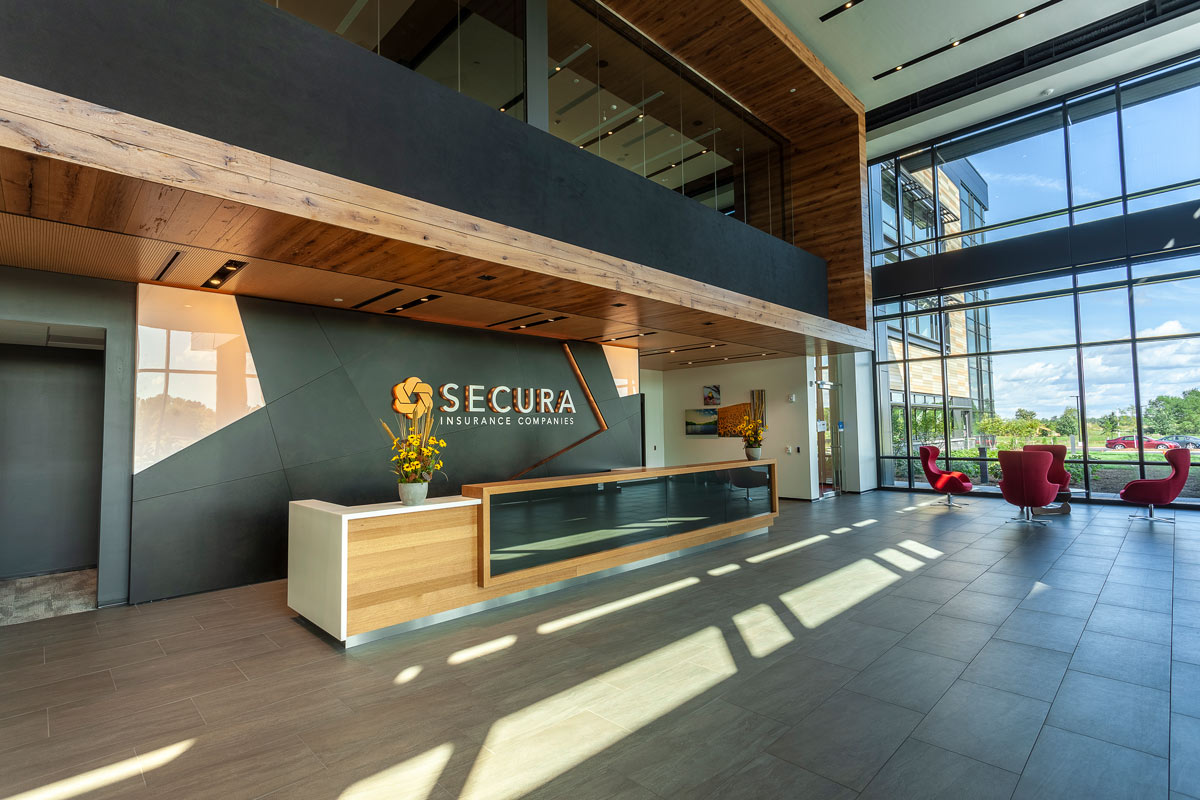 Secura Corporate Office Interior Design | Wild Blue Technologies